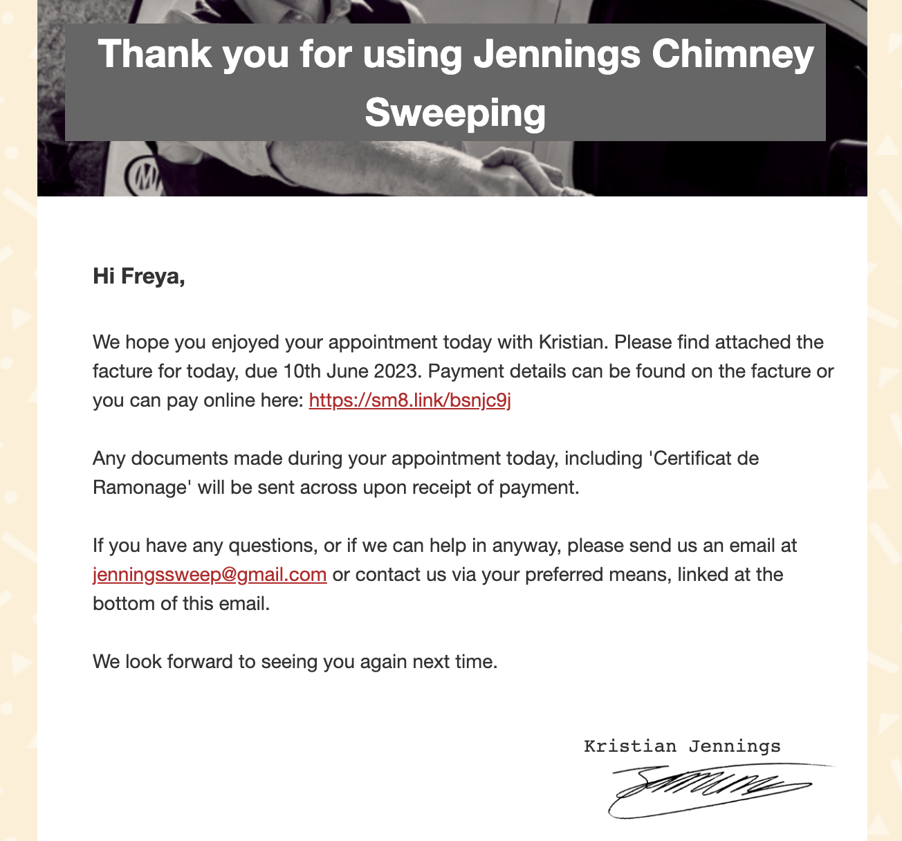 How to pay your Jennings Chimney Sweeping invoice - Jennings Chimney ...